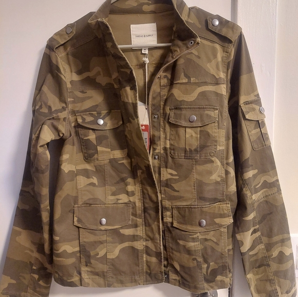 Thread & Supply | Jackets & Coats | Camouflage Military Style Jacket ...